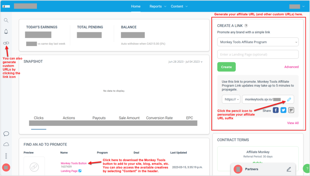 Affiliate Program - Monkey Tools