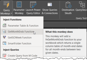 Get Month Ends Function - Monkey Tools