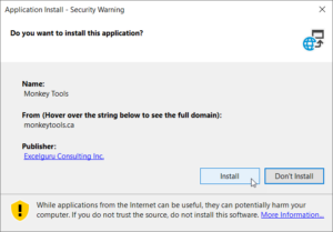 Installing Monkey Tools Monkey Tools